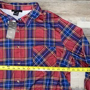 Robert Louis | Tops | Nwt Robert Louis Button Down Flannel | Poshmark
